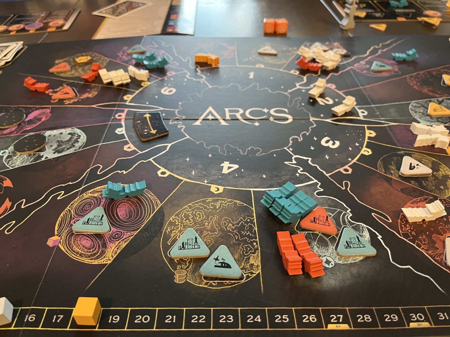 Arcs Review - Conflict and Collapse in the Reach | The Meeple Digest